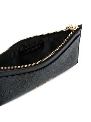 Michael Kors Logo Plaque Zipped Wallet
