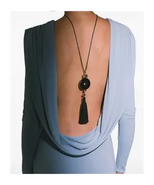 JENNIFER BEHR Tasseled Dakota Necklace