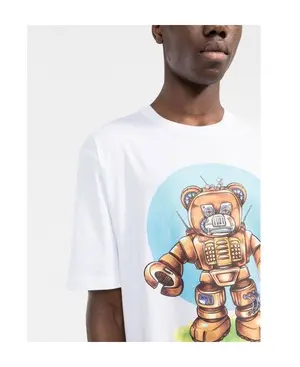 Moschino Robotic Teddy Print T-shirt