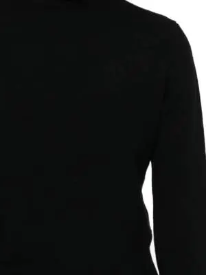 Miu Miu Cropped Logo Embellished Knitted Jumper