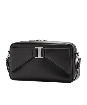 Dolce & Gabbana Logo Tag Zipped Messenger Bag