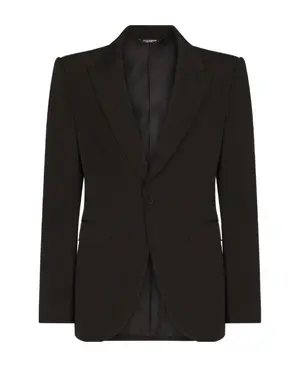 Dolce & Gabbana Dolce Gabbana Single-breasted Tailored Blazer - Black