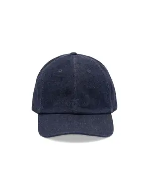 Stone Island Embroidered Logo Baseball Cap - Blue