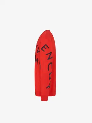 Givenchy Embroidered Logo Long Sleeve Jumper