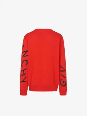 Givenchy Embroidered Logo Long Sleeve Jumper