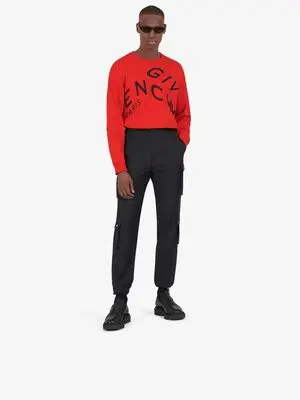 Givenchy Embroidered Logo Long Sleeve Jumper