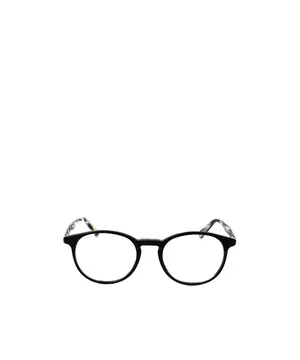 Moncler Round Frame Glasses - Black
