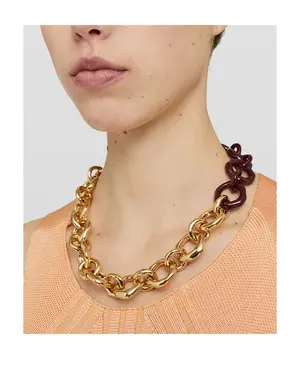 JIL SANDER Chain Necklace - Yellow