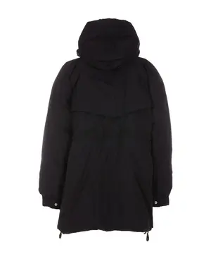 Sacai Hooded Drawstring Parka - Black
