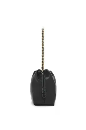 Loewe Flamenco Medium Drawstring Shoulder Bag - Black