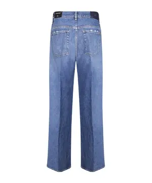 7 For All Mankind Straight-leg Jeans In Medium Wash - Blue