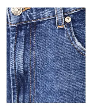 7 For All Mankind Straight-leg Jeans In Medium Wash - Blue