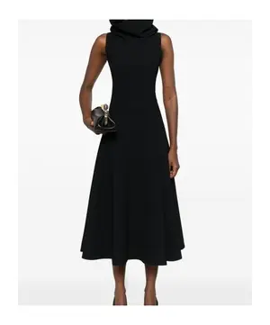 Jacquemus Cowl Neck Sleeveless Midi Dress