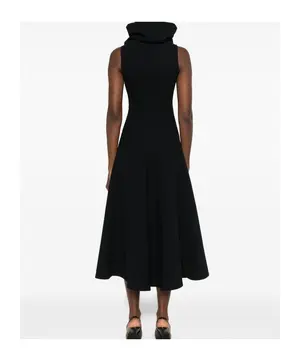Jacquemus Cowl Neck Sleeveless Midi Dress