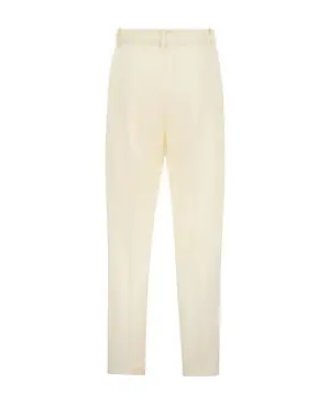 Fabiana Filippi Embellished Belt Straight-leg Pants