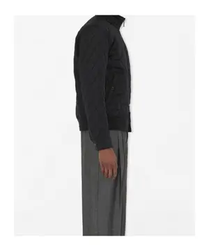 Burberry Quilted Zip-up Jacket - Black