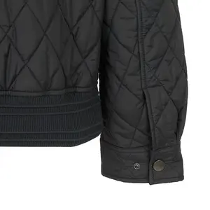 Burberry Quilted Zip-up Jacket - Black