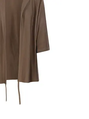 Max Mara Aster Hooded Kimono Sleeve Cardigan - Hazelnut Brown