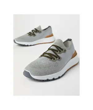 Brunello Cucinelli Knitted Low-top Sneakers