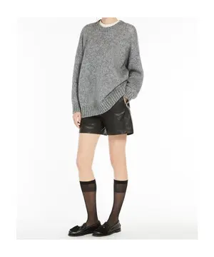 Max Mara Leather Shorts