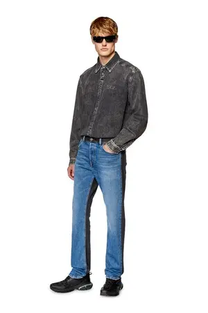 DIESEL® 1995 D-sark Mid-rise Straight-leg Jeans - Blue
