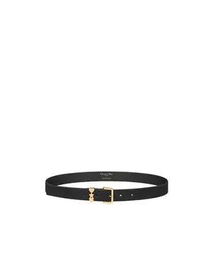 Dior Lucky Loop Belt With Cd Buckle And Charms - Black