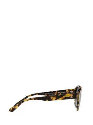 Giorgio Armani Tortoiseshell Logo Eyeglasses