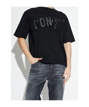 Dsquared2 Logo Patch Crewneck T-shirt