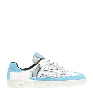 Amiri Appliqué Trainers - Light Blue