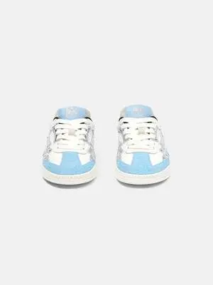 Amiri Appliqué Trainers - Light Blue