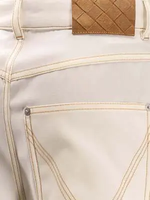 Bottega Veneta Straight Leg Trousers With Belt Loops And Multiple Pockets