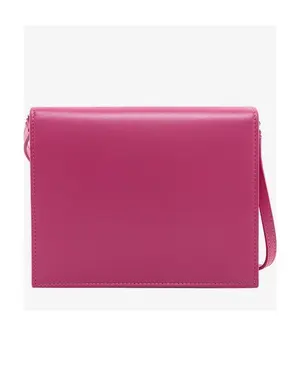 Dolce & Gabbana Logo Embossed Crossbody Bag - Pink