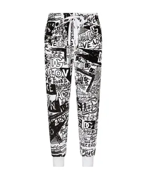 Dolce & Gabbana Graphic-print Track Pants
