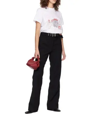 GANNI Belted Trousers