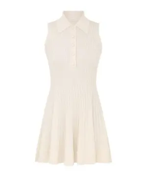 Zimmermann Ribbed Polo Mini Dress