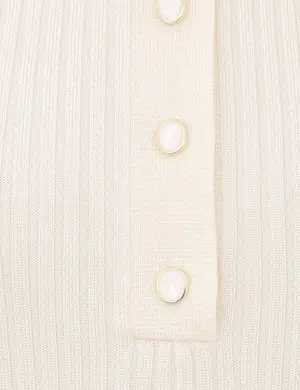 Zimmermann Ribbed Polo Mini Dress