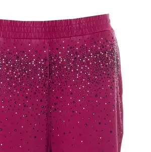 Liu Jo Embellished Straight Leg Trousers - Red