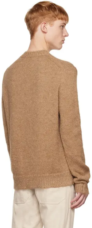 JIL SANDER Crewneck Ribbed Hem Jumper - Green