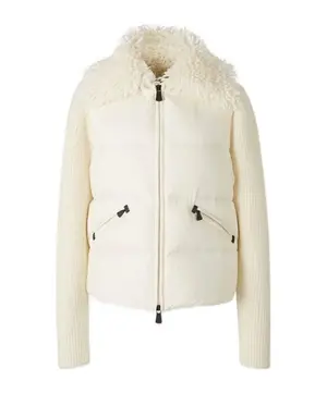 Moncler Padded Zip-up Cardigan With Wool And Down Filling - No