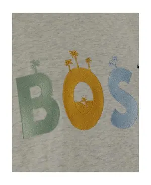 Hugo Boss Embroidered Logo Pullover Sweatshirt