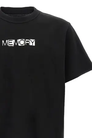 Sacai Slogan-print Crewneck T-shirt