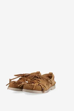 GOLDEN GOOSE Cruise Fringed Loafers - Brown