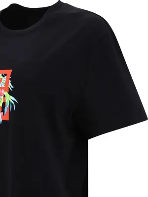 Givenchy 4g Flower Printed Crewneck T-shirt - Black