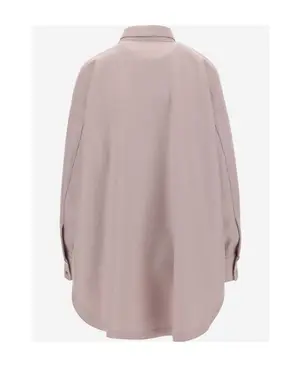Herno Felted-finish Buttoned Long Shirt