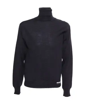 Dsquared2 Logo Print Roll Neck Jumper