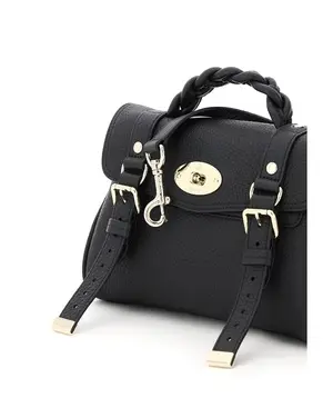 Mulberry Alexa Buckled Mini Crossbody Bag - Black