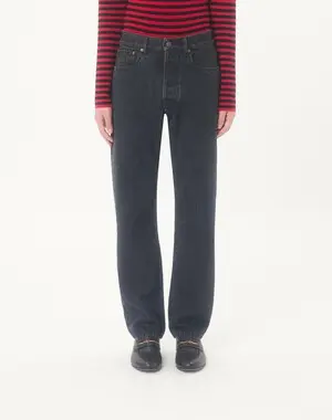 Valentino Garavani Logo Patch Regular Fit Jeans