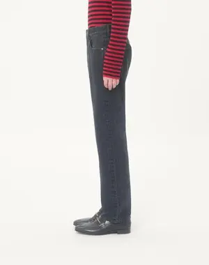 Valentino Garavani Logo Patch Regular Fit Jeans