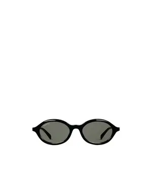 Gucci Oval Frame Sunglasses - Black
