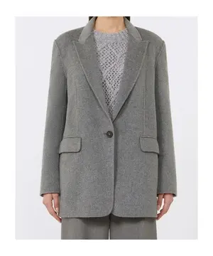Max Mara Wool And Silk Double-cloth Blazer